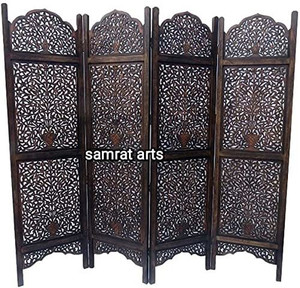 Samrat Art Store Solid Wood Decorative Screen Partition Price in India ...