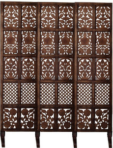 Artesia Handcrafted 3 Panel Wooden MDF Room Divider Screen With Stand ...