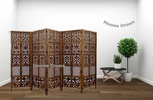 homes crown Solid Wood Decorative Screen Partition Price in India - Buy ...