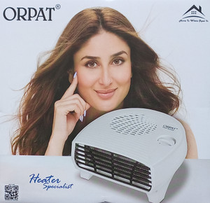 BAJAJ ORPAT 1220 Orpat OEH-1220 2000-Watt Fan Heater (White) Fan Room ...