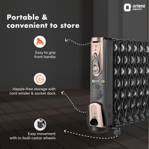 Orient Electric Orient 13 FIN OFR Oil Filled Room Heater Price in India ...