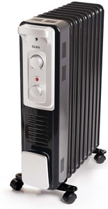 Glen HA-7015OR9 9 Fin Oil Filled Radiator Room Heater With Turbo ...