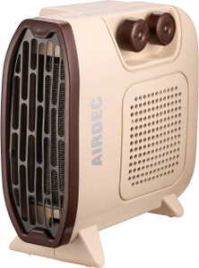 AIRDEC Warmair 1000 W / 2000 W All in one silent Copper Motor Fan Room ...