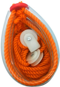 NATURAL Yoga Rope/Pocket Gym Rope/Tummy Trimmer (Upgraded Version ...