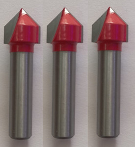 LIEUTENENT V TYPE SLOTTING CUTTER ROUTER BIT 934 CUTTING SIZE 12.7MM X ...