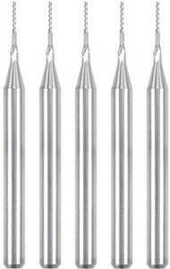 TECHDELIVERS 1mm Carbide drill bit Set CNC Mini Solid Steel PCB - Pack ...