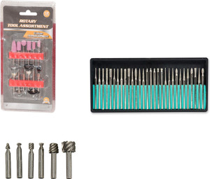 Digital Craft 12Pc Rotary Tools Set,6Pc HSS Rotary Burs Set,30Pc ...