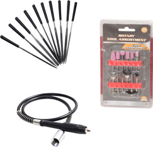 Digital Craft 10Pc 4x160 Needle File Set,Die Grinder Shaft,12Pc Rotary ...