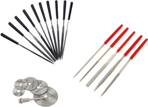 Digital Craft 10Pc 4x160 Needle File Set,6Pc Circular Saw Blade,5Pc ...