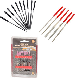Digital Craft 10Pc 4x160 Needle File Set,12Pc Rotary Tools Set,5Pc ...