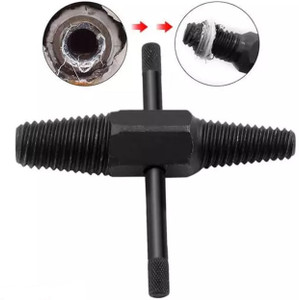 Kiesh Pipe Broken Screw Extractor, 1/2" + 3/4" Double Head Stud and ...