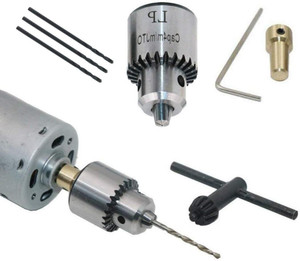 TECHDELIVERS Drill Chuck Set with RS775 DC Motor Rotary Tool for ...