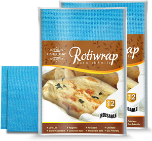 Embuer Washable Reusable Roti Wrap Food Wrapping Paper Cloth Tiffin ...