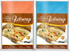 Embuer Washable Reusable Roti Wrap Food Wrapping Paper Cloth Tiffin ...