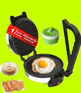 NIFA TECH ® Electric Automatic Roti Maker Machine with 1100 Watts Roti ...