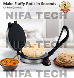 NIFA TECH ® Electric Automatic Machine with 900 Watts Roti/Chapati 2 ...