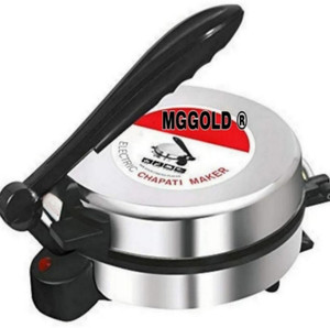 MG GOLD ®Chapati/Roti Stainless steel body 1000 Watts Duty Non Stick ...