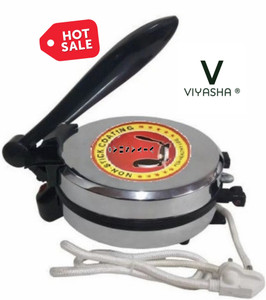 Viyasha Indian Chapati Electric/Roti/Maker with 1 year Warranty RT4 ...