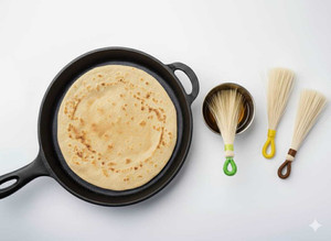 rajamata bamboo handicraft "Roti Oil Brush Chapati Ghee Brush Dosa Oil ...