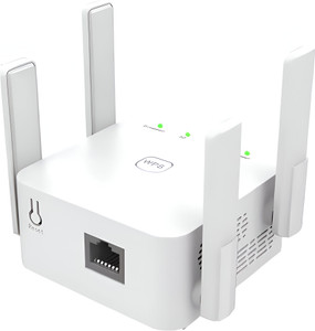 Techsync 1200Mbps 2.4G/ 5G WiFi Repeater | 2-Pin Wall Plug, 4 Antennas ...