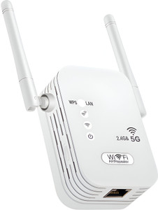 Techsync 1200Mbps Dual-Band WiFi Repeater/Signal Booster - 2 Antennas ...