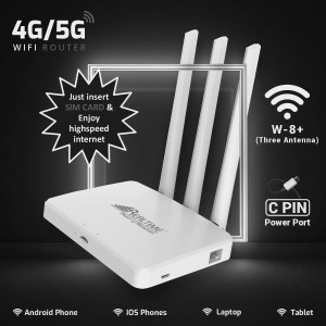 Realtime C Pin Power Port Router 2.4 GHz 100 Mbps Wifi Speed Single ...