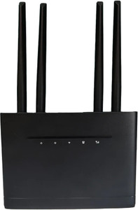 LAPCARE 4G Sim 4 antena Wifi Router (W123) 4G Router 2.4 GHz 300 Mbps ...