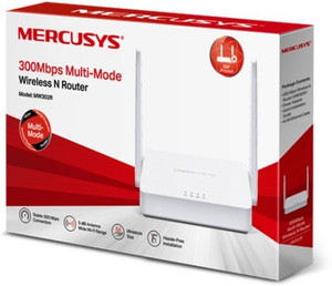 Mercusys MR302R Router 2.4 GHz 300 Mbps Wifi Speed Single Band External ...