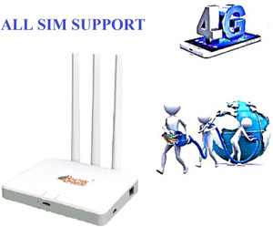 Realtime W8+ 5G Home Router with Free Adapter + USB Cable + Lan Cable ...