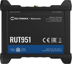 Teltonika RUT951 LTE 4G Dual Sim Router | WiFi, 4 Ethernet Interfaces ...