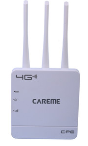 CareME 4G Sim Router with Triple Antenna, Support All GSM Sim with 100 ...