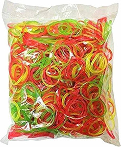 Elco MULTY COLOR HAIR RUBBER BAND FOR MULTY PURPOSE PROJECT 50gm Round ...
