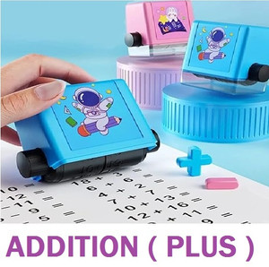 Busy Bear Digital Math Roller Plus Addition Teaching Practice Stamp ...