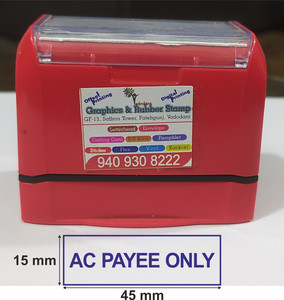 Trodat Rubber Stamp AC Payee Pre Ink Price in India - Buy Trodat Rubber ...
