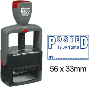 Printtoo Office Stationery Heavy Duty Stamp with Posted by Text Self ...