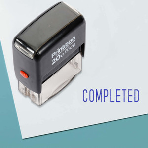 Printtoo Stamp Completed Self Inking Rubber Stamp Office Stationary ...