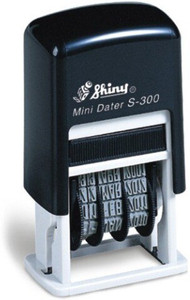SHINY Self Inking S-300 Pre-inked Dater Stamp Price in India - Buy ...