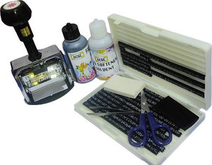 ACGL Hand Batch Coding and Date Printing Machine on Plastic Pouch Bag ...