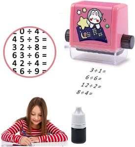 LYRISS Smart Math Roller Stamps, Division Teaching Stamps Division ...