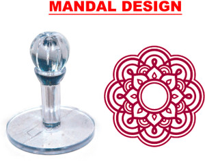 SULAGNA ZONE Mandal Design Stamp HANDLE RUBBER STAMP Price in India ...