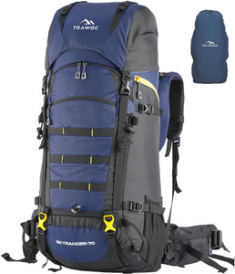 TRAWOC SKYRANGER 70L Internal Frame Camping Trekking Backpack Travel ...