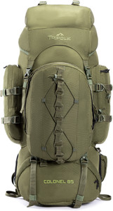 Tripole Colonel (With Detachable Day Pack) Rucksack - 85 L Olive Green ...
