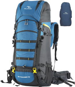 TRAWOC SKYRANGER 70L Internal Frame Camping Trekking Backpack Travel ...