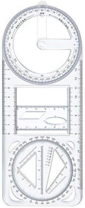 Flipkart.com | BM RETAIL 1 Piece Multifunctional Geometric Ruler ...