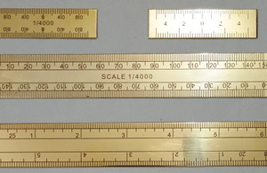 Flipkart.com | UEI BRASS LAND MEASUREMENT SCALE SET OF 4 Ruler