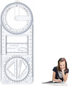 Flipkart.com | Zwerlin Geometric Drawing Stencil, Measuring Tool ...