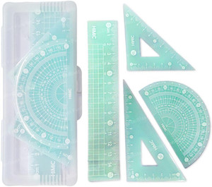Flipkart.com | Daizen's Jelly Ruler Set and Protractor, 45° and 60 ...