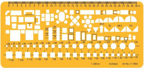 Flipkart.com | DEZIINE 1:200 Scale Architectural Scale Ruler Drawing ...
