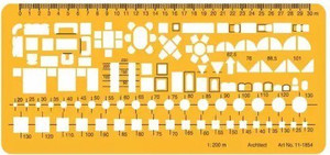 Flipkart.com | KNAFS 1:200 Scale Architectural Scale Ruler Drawing ...