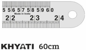 Flipkart.com | Supply Bot khyati Stainless Steel Ruler 60 CM ,24 Inch ...